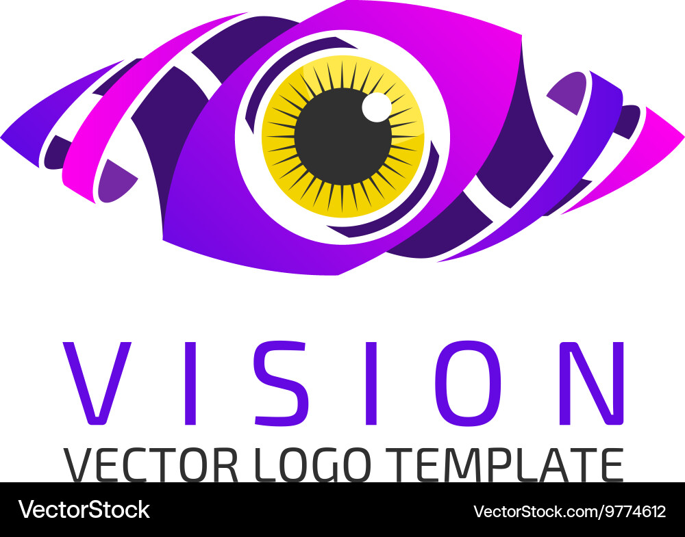Eye logo template Royalty Free Vector Image - VectorStock