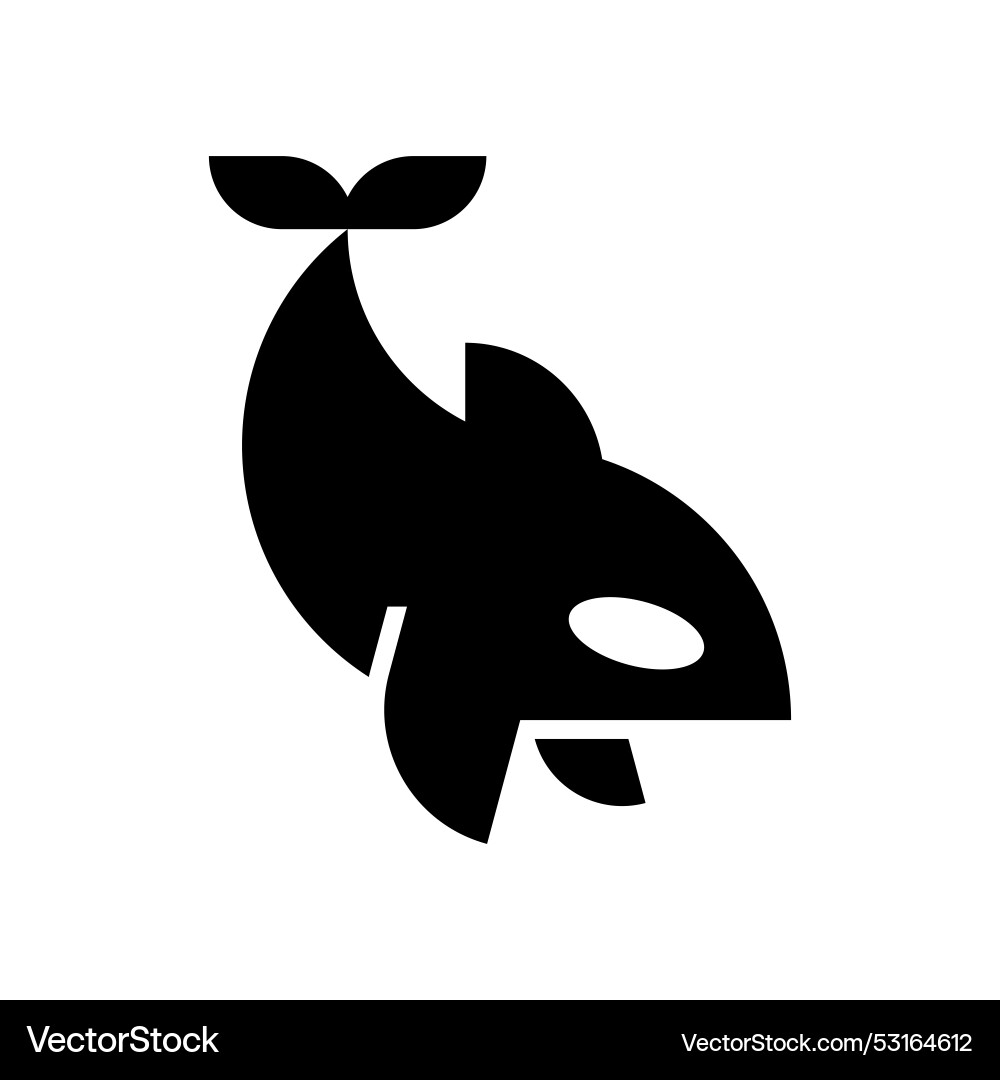 Orca logo Royalty Free Vector Image - VectorStock