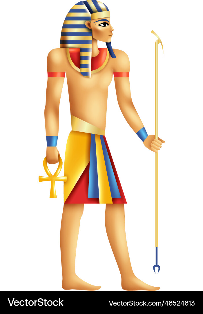 Cartoon tutankhamun Royalty Free Vector Image - VectorStock
