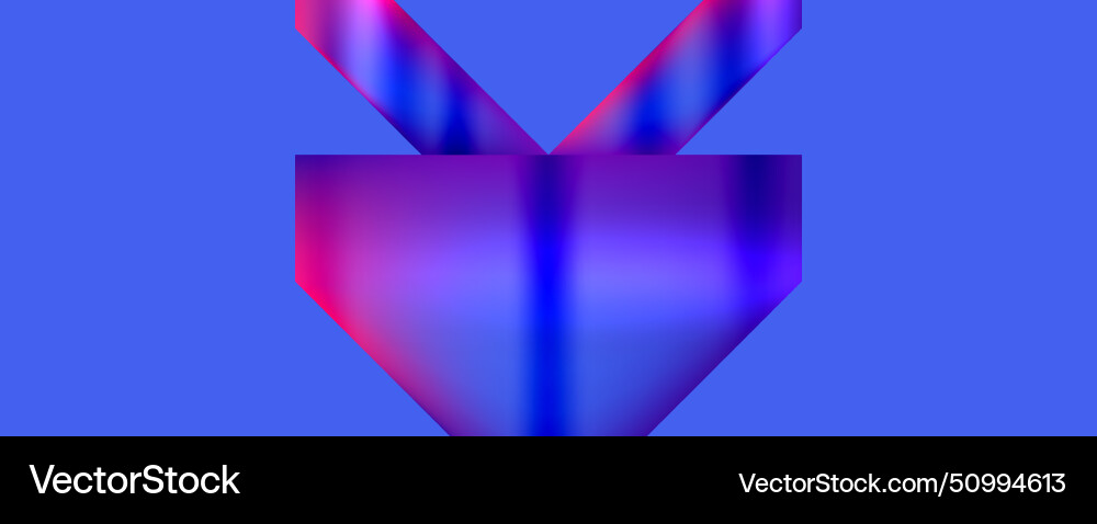 Creative arts with red and blue arrows on electric