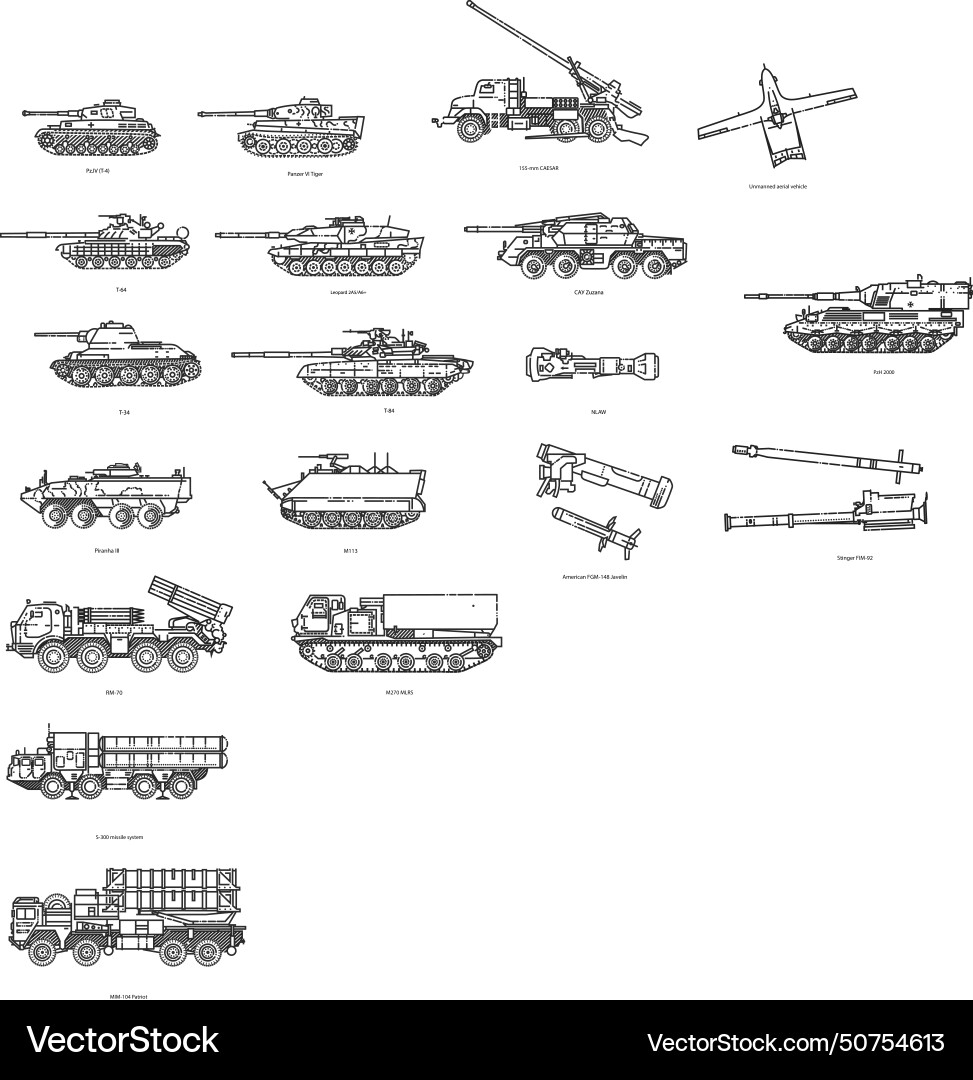 French army caesar self-propelled howitzer truck Vector Image