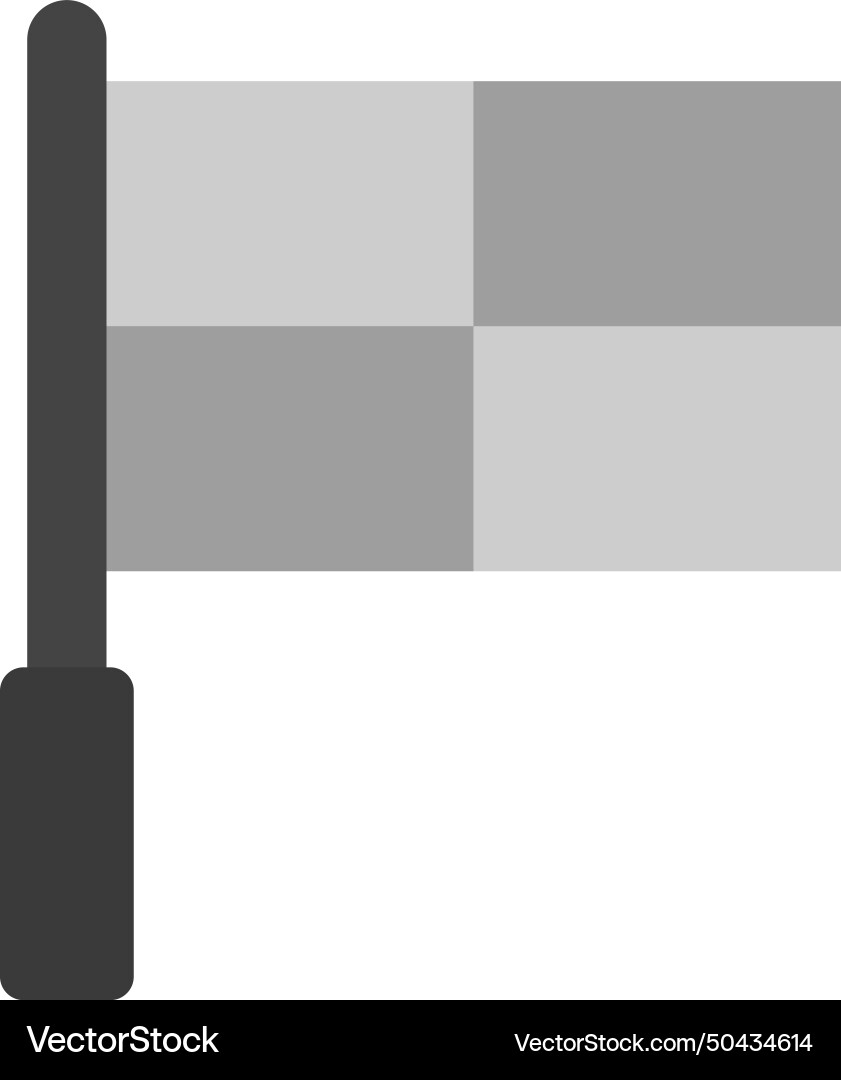 Offside flag icon image Royalty Free Vector Image