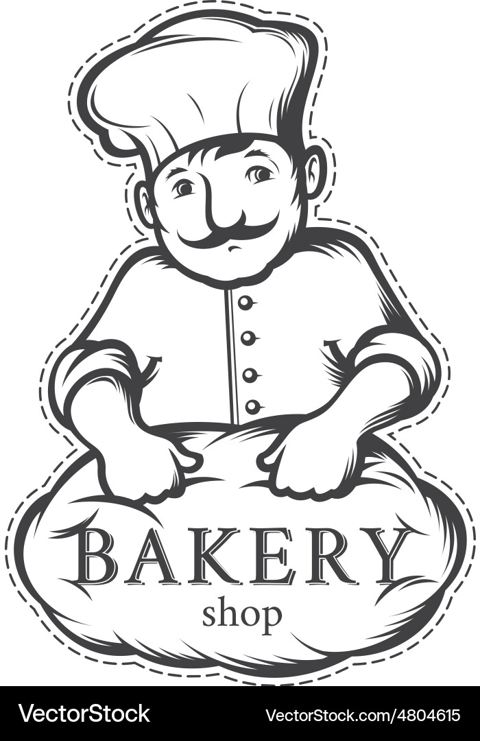 Baker Royalty Free Vector Image - VectorStock