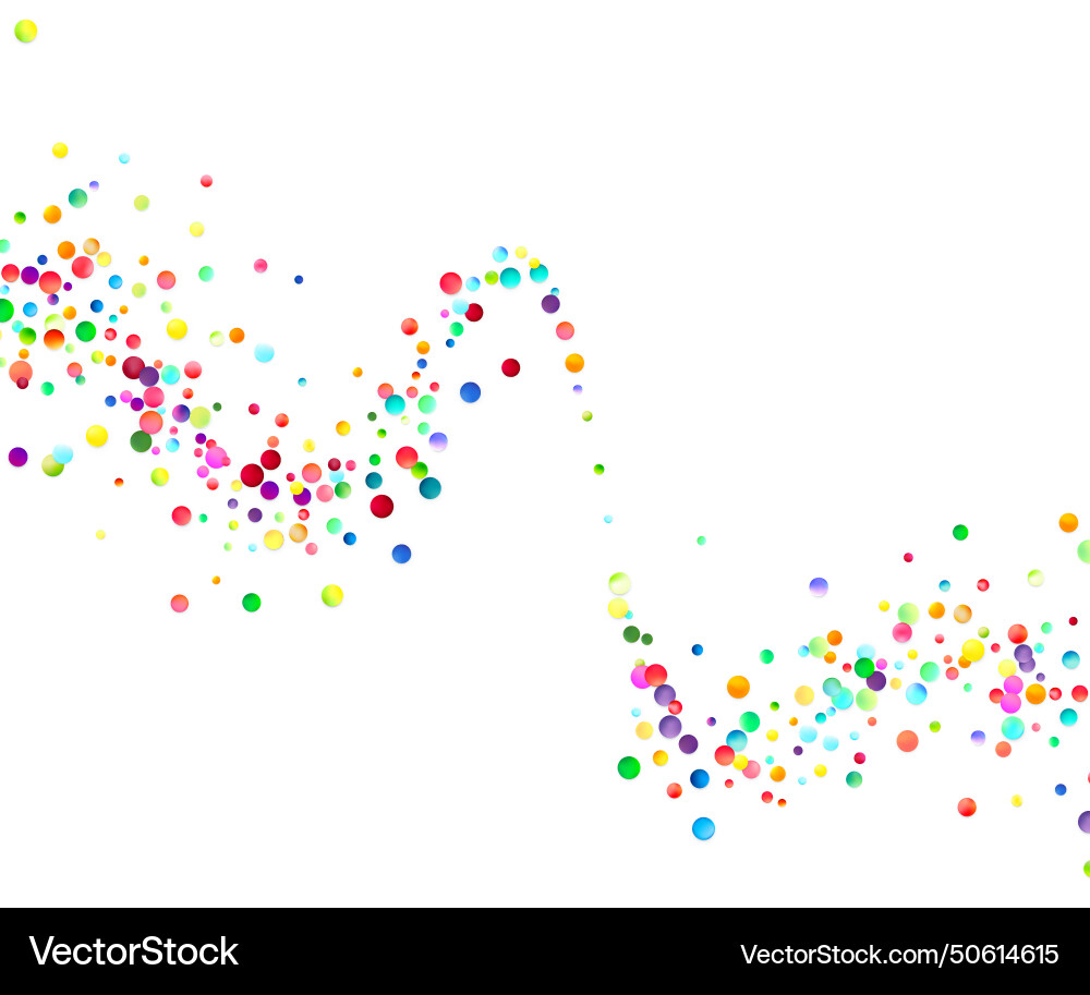 Festive bubble wave Royalty Free Vector Image - VectorStock