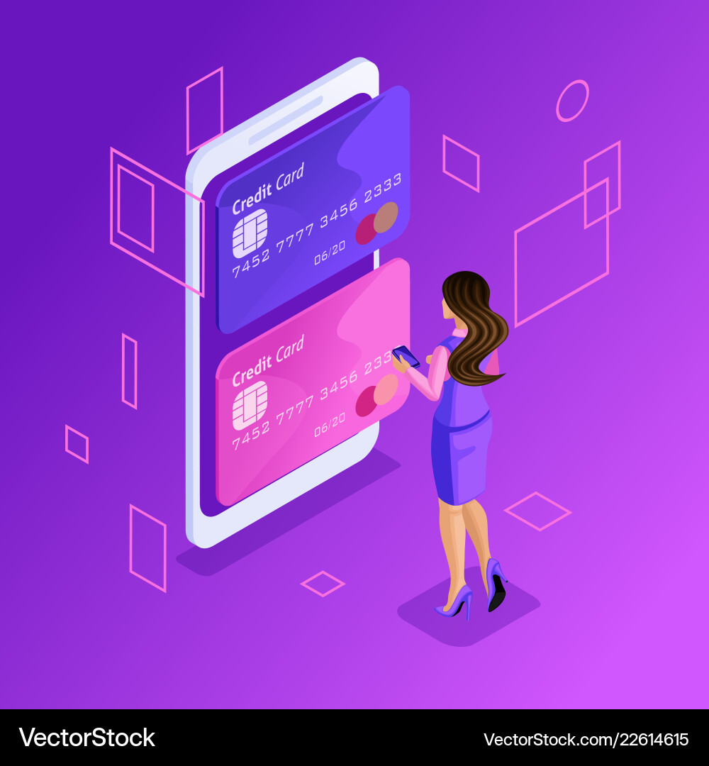 Online Banking Transfer Royalty Free Vector Image