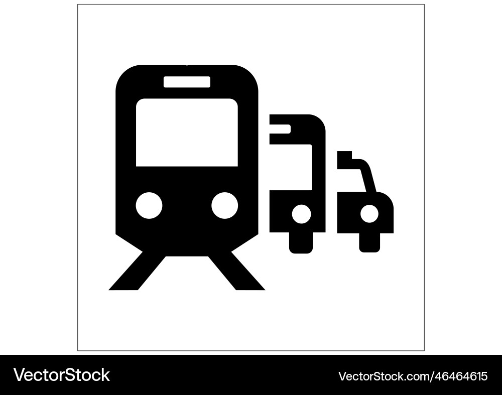 Transport hub Royalty Free Vector Image - VectorStock