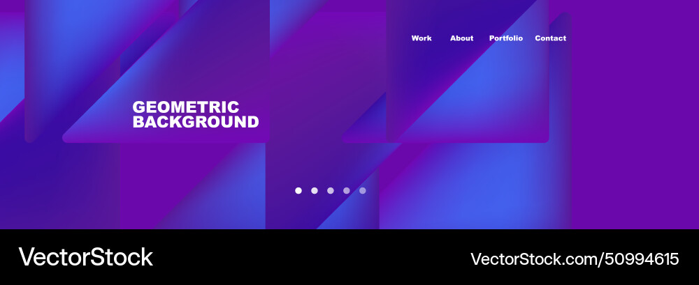 Vibrant purple and electric blue gradient Vector Image
