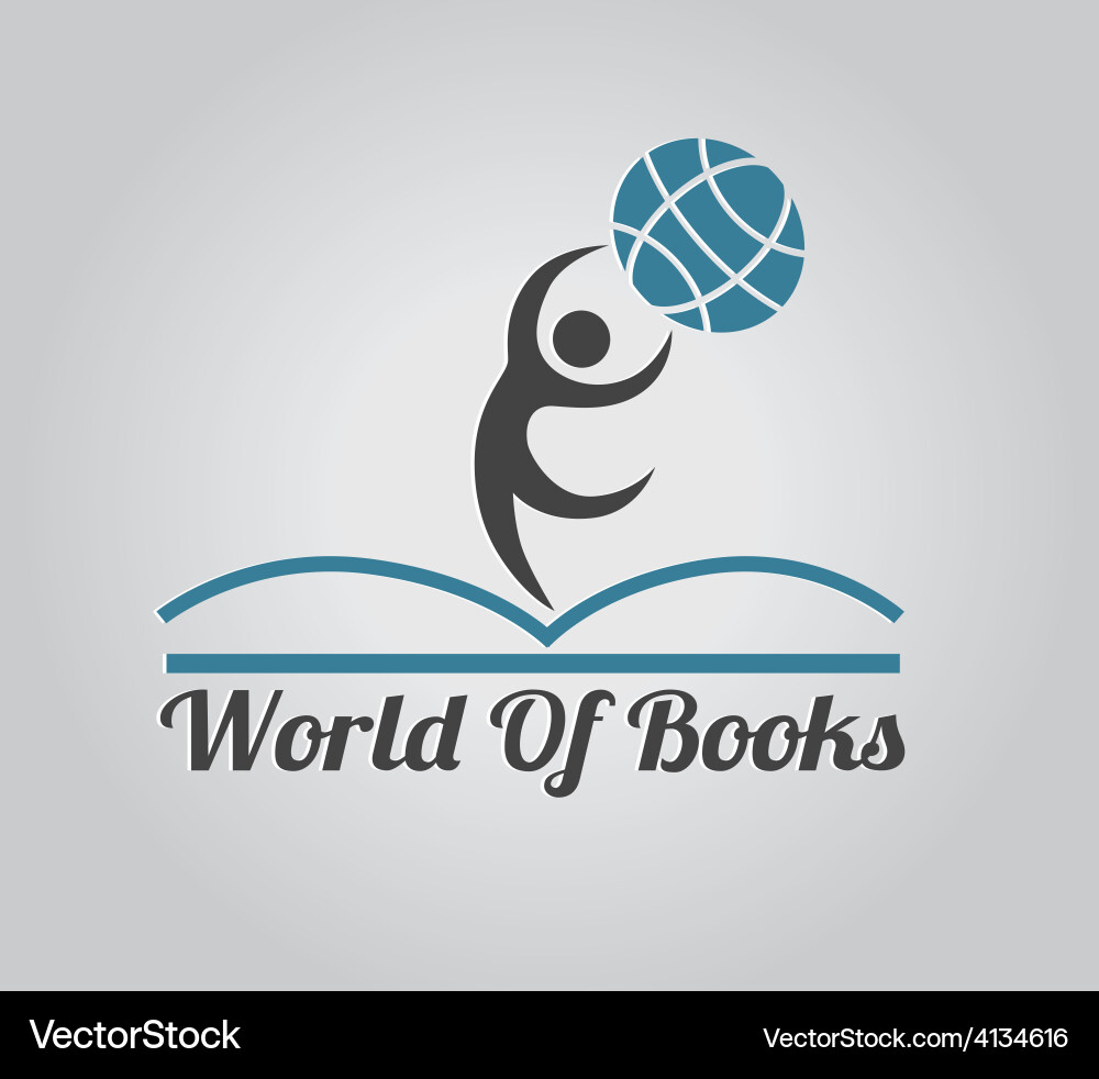 Book logo Royalty Free Vector Image - VectorStock