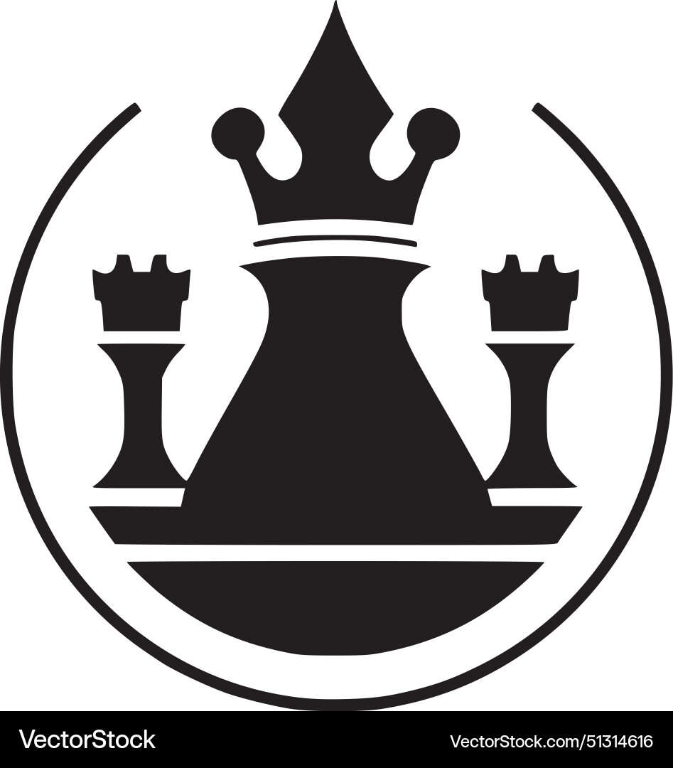 Chess - high quality logo ideal for t-shirt Vector Image