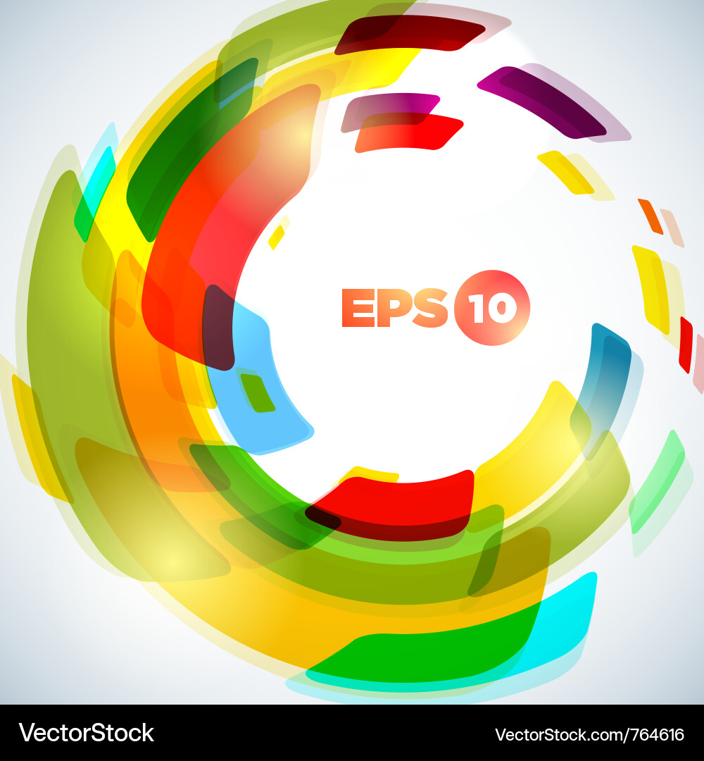 Colorful Abstract Circles Background Royalty Free Vector