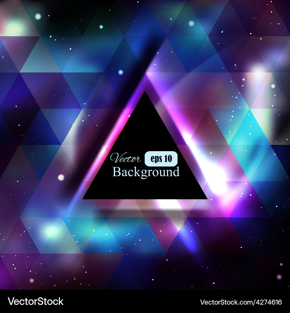 Colorful Galaxy Background Royalty Free Vector Image