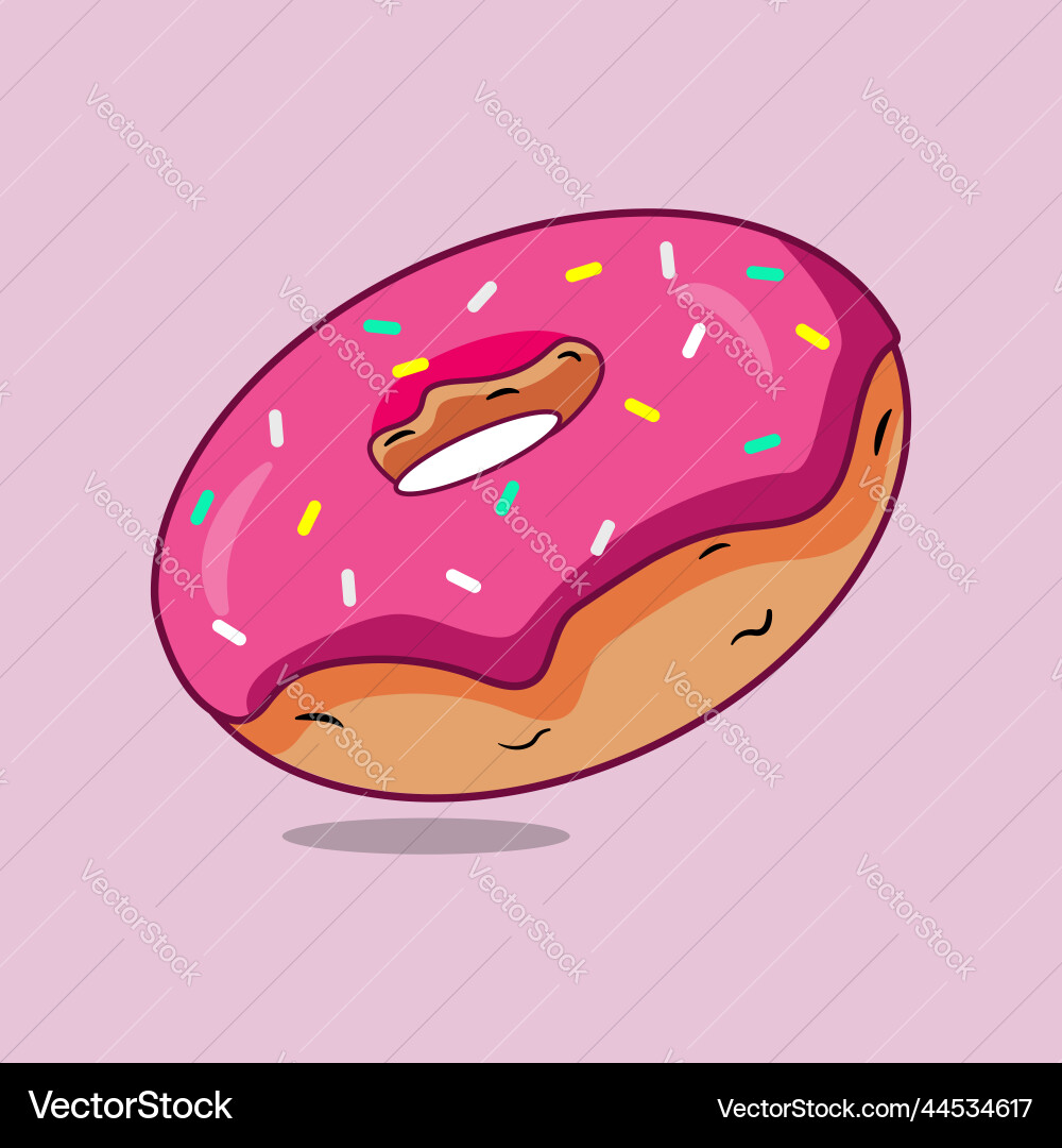 Donut Royalty Free Vector Image - VectorStock
