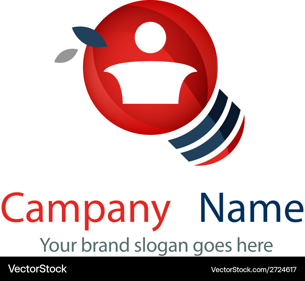 Man idea logo Royalty Free Vector Image - VectorStock