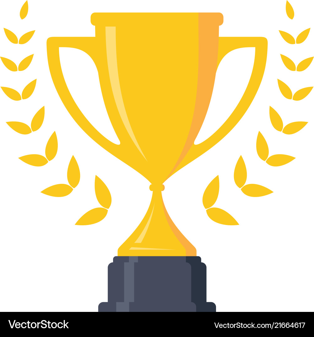 Trophy Cup Vector Premium Vector | Golden Trophies Of Different Shapes