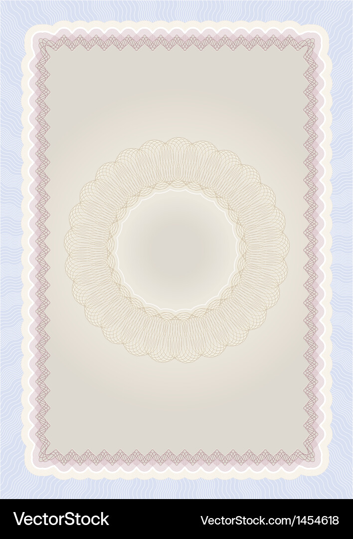 Certificate background Royalty Free Vector Image