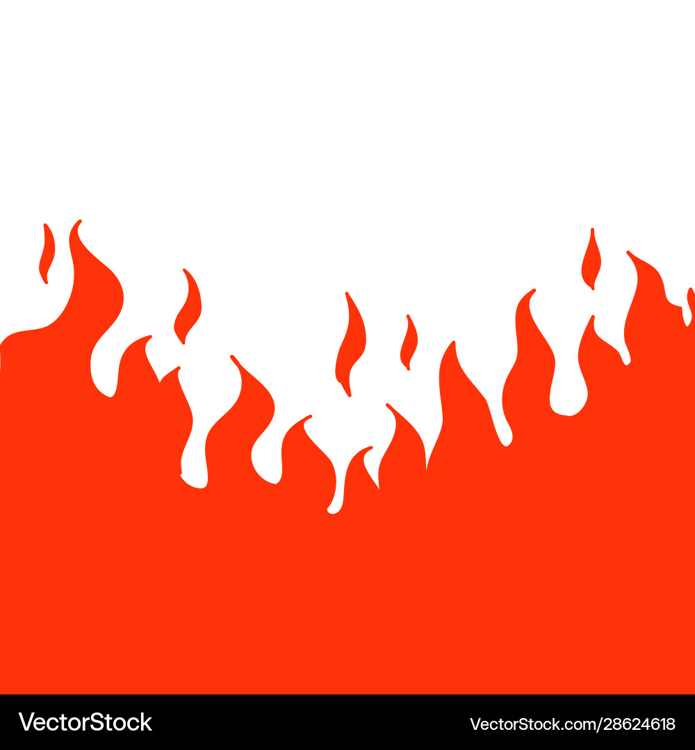 Fire cartoon style Royalty Free Vector Image - VectorStock