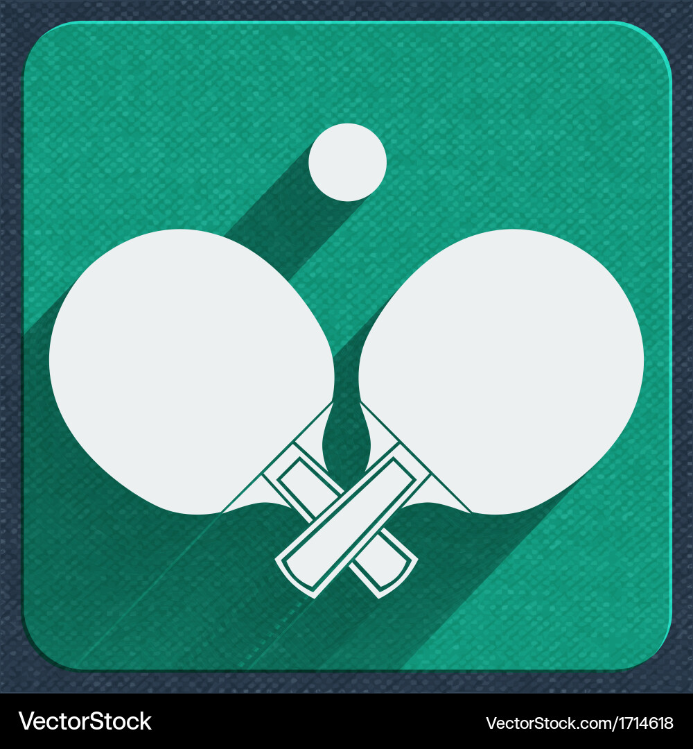 Table tennis icon Royalty Free Vector Image - VectorStock