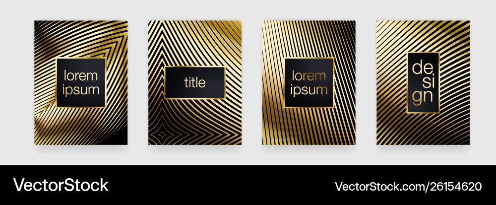 Luxury gold pattern background geometric golden Vector Image