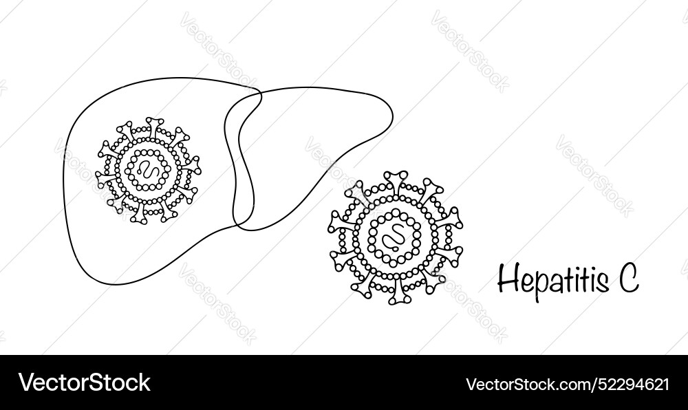 Hepatitis c Royalty Free Vector Image - VectorStock