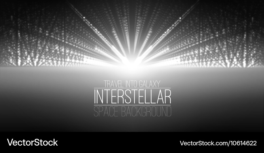 Interstellar space backgroundcosmic galaxy Vector Image