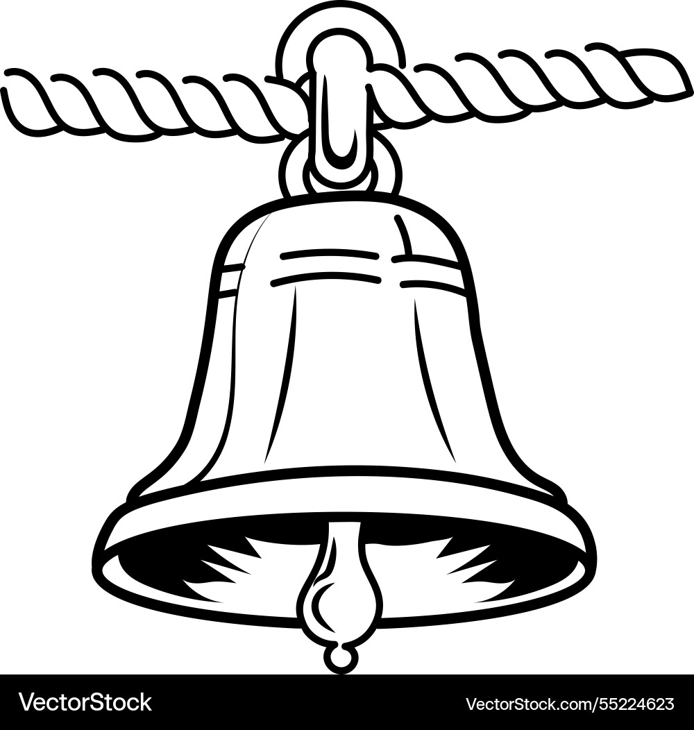Nautical bell Royalty Free Vector Image - VectorStock