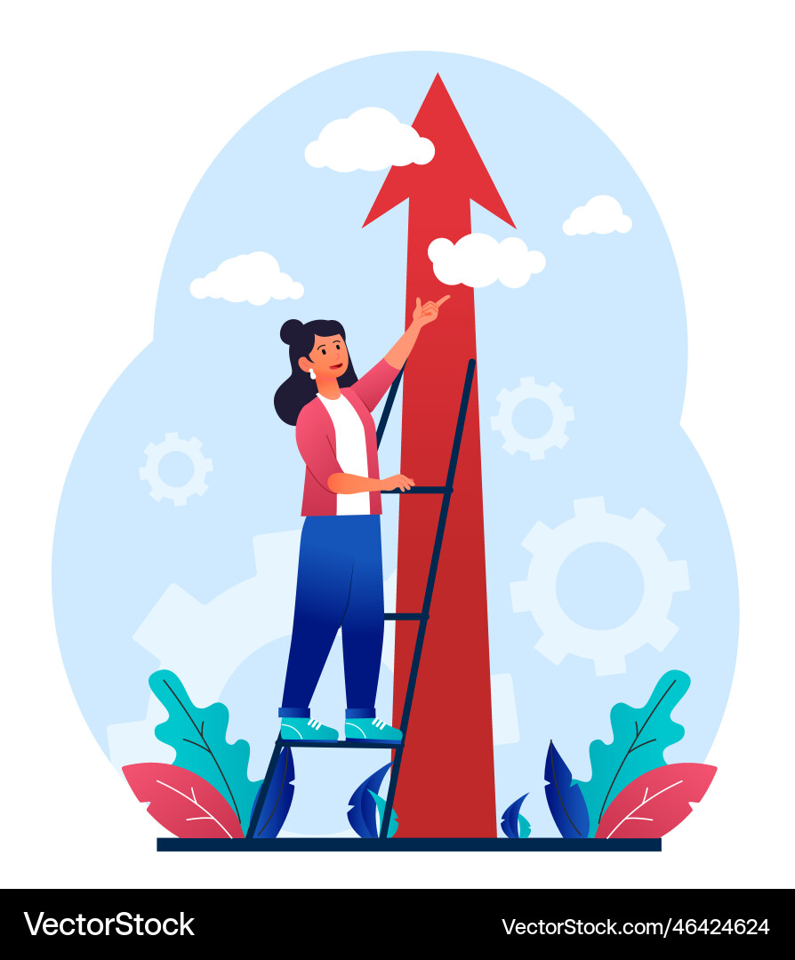 Finding purpose concept Royalty Free Vector Image