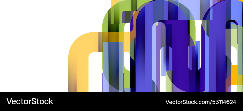 Lines abstract letter style design background Vector Image