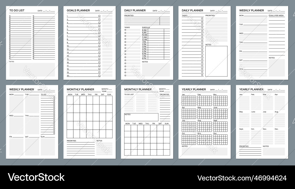 Weekly Routine Vector Images (over 710)
