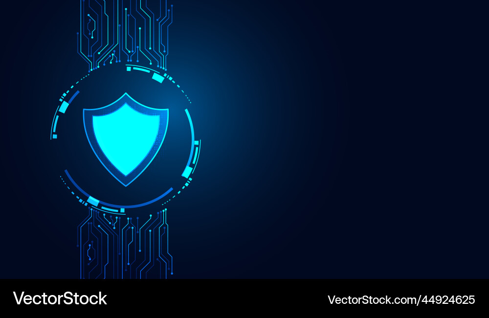 Abstract background digital concept cybersecurity Vector Image