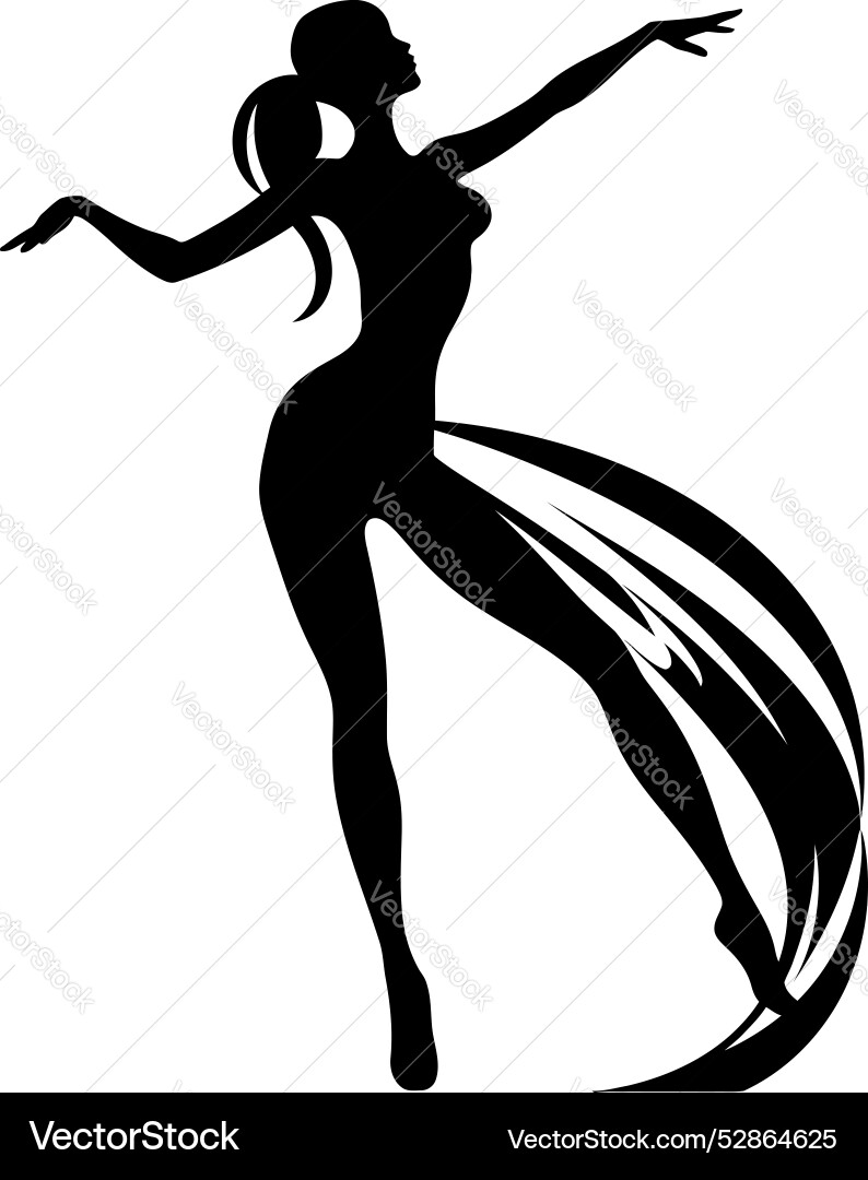 Graceful gravitas dance soul symbol celestial Vector Image