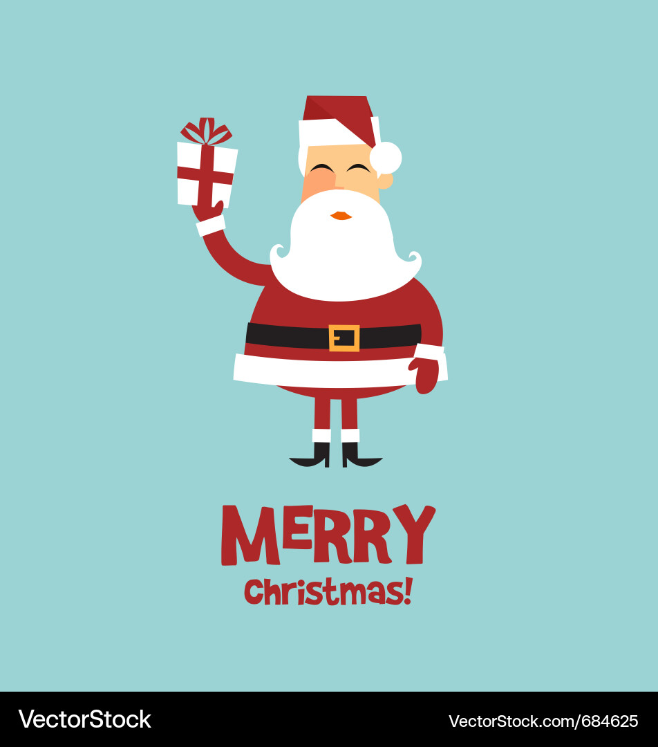 Santa claus card Royalty Free Vector Image - VectorStock