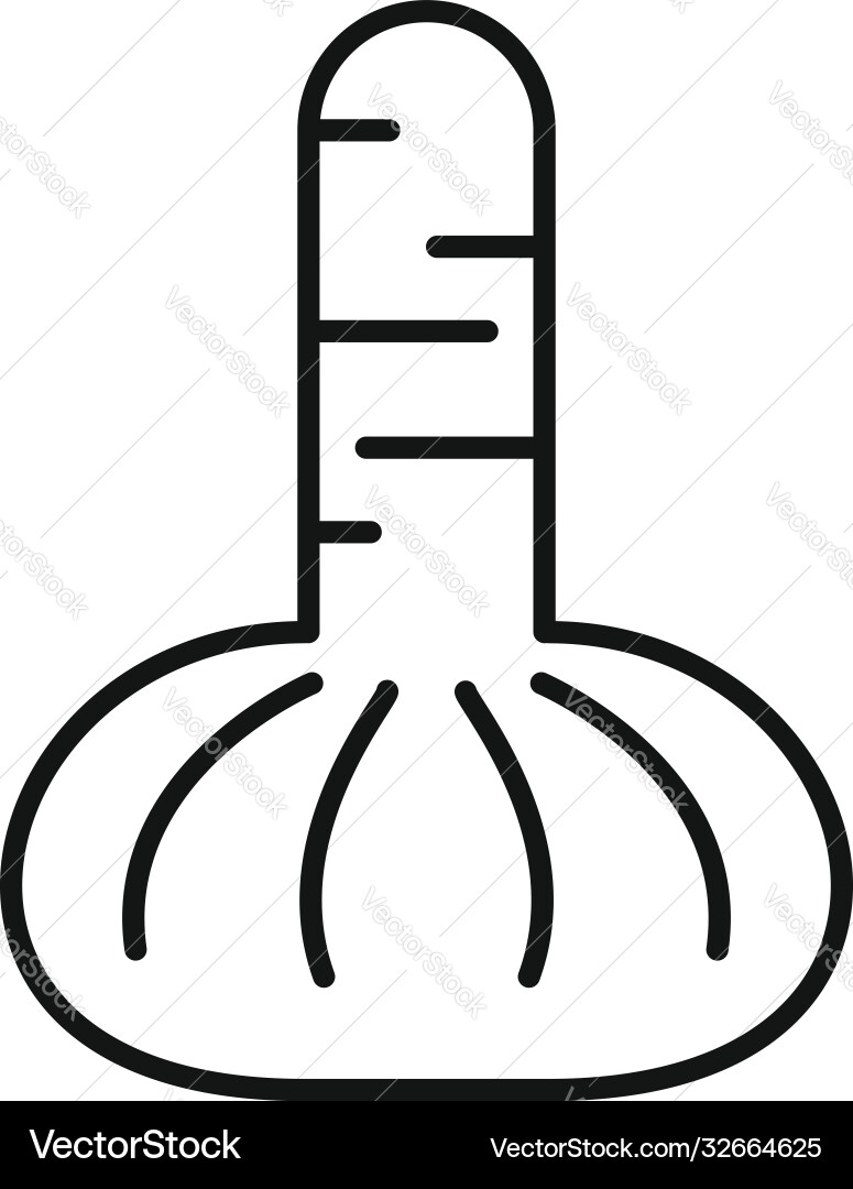 Spa massage tool icon outline style Royalty Free Vector