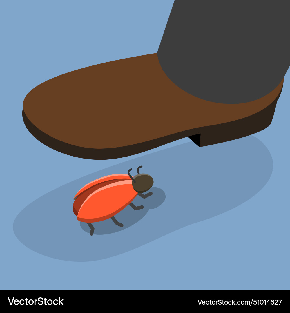 3d isometric flat of squashing Royalty Free Vector Image