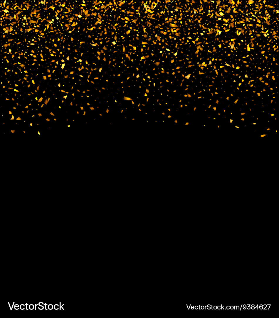 Golden Confetti Explosion Royalty Free Vector Image