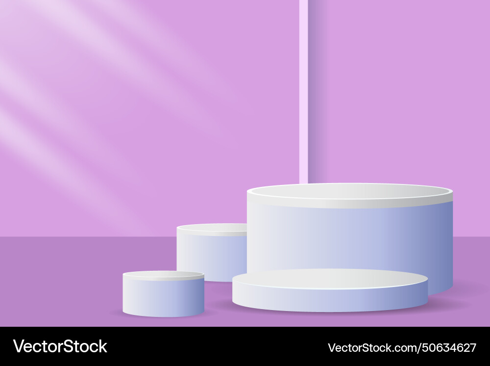 Simple podium background Royalty Free Vector Image
