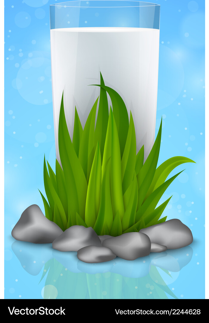 Fresh milk Royalty Free Vector Image - VectorStock