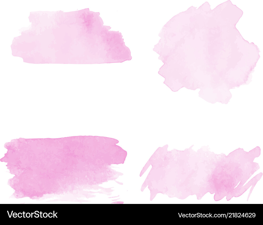 Abstract watercolor template set design Royalty Free Vector