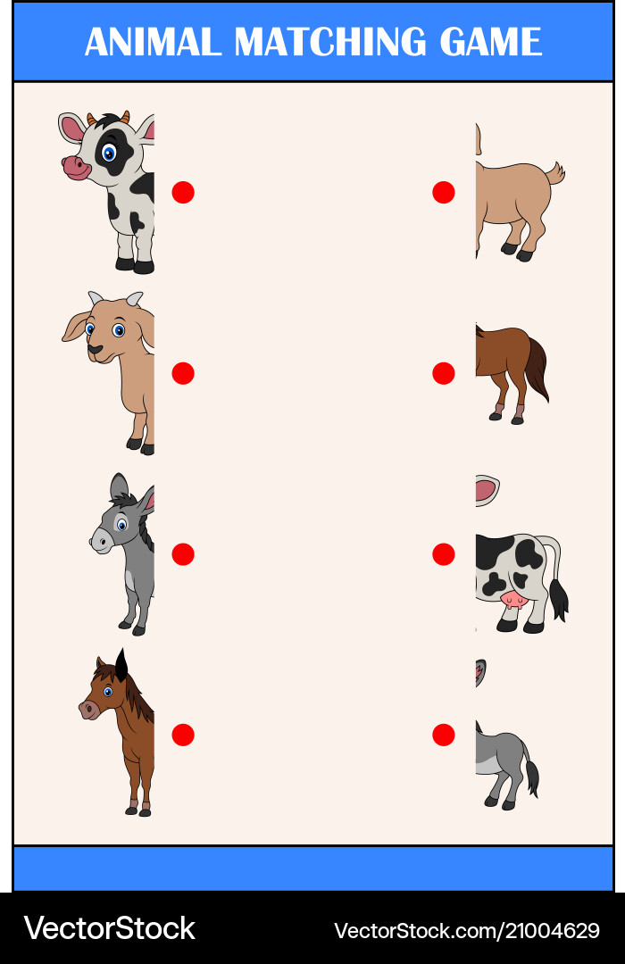 Halves Matching Game Preschool Vector Images (over 590)