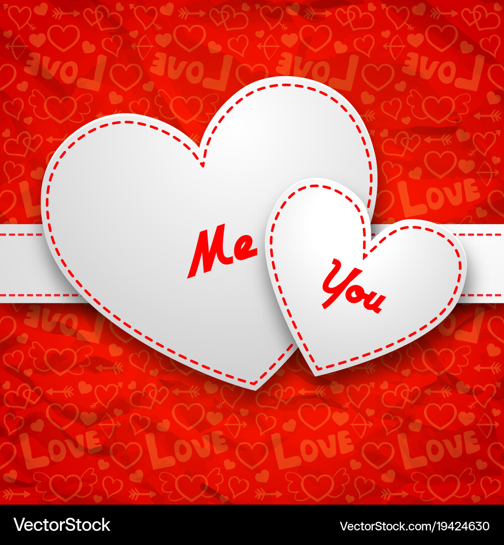 Beautiful lovely poster Royalty Free Vector Image