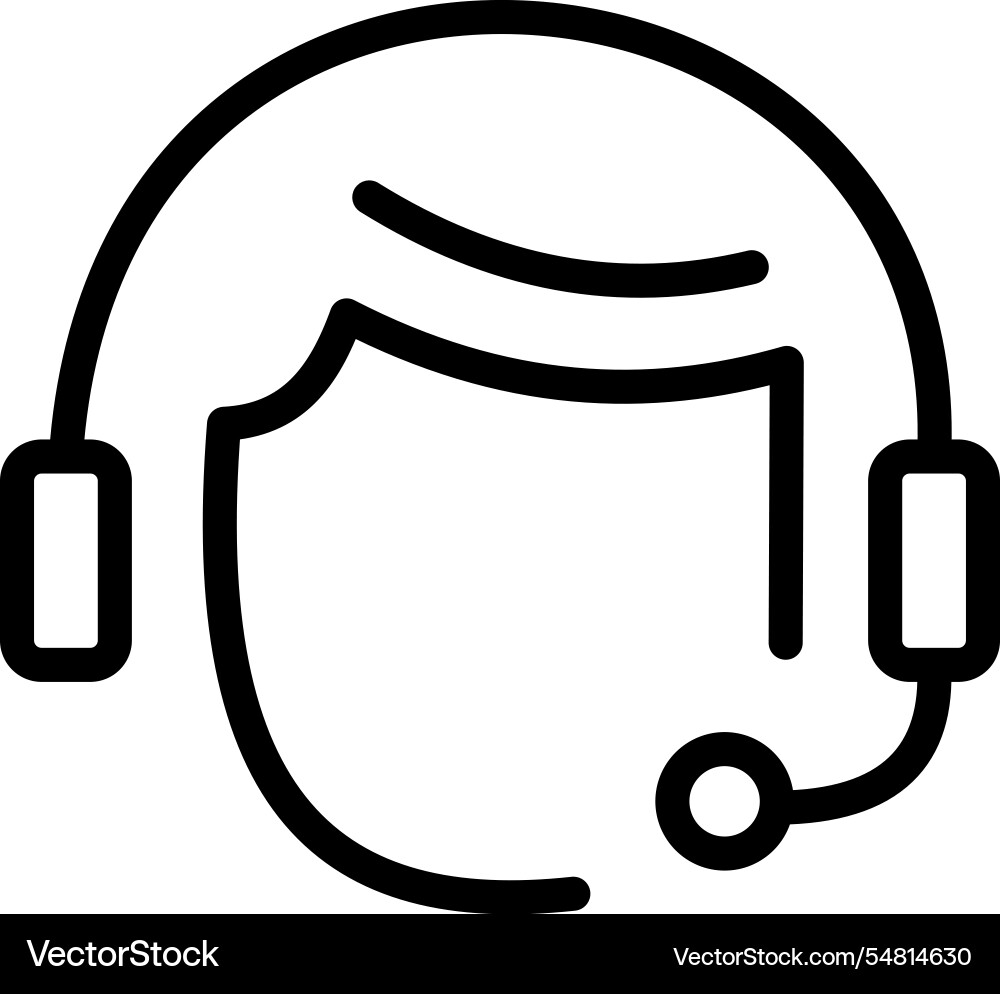 Customer service - icon Royalty Free Vector Image