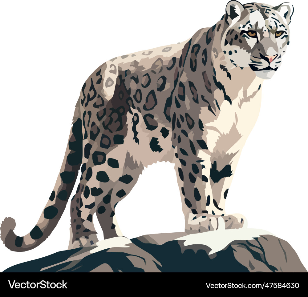 Large cheetah design Royalty Free Vector Image
