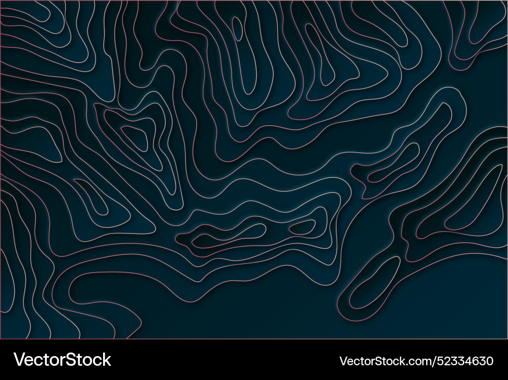 Topographic map background Royalty Free Vector Image