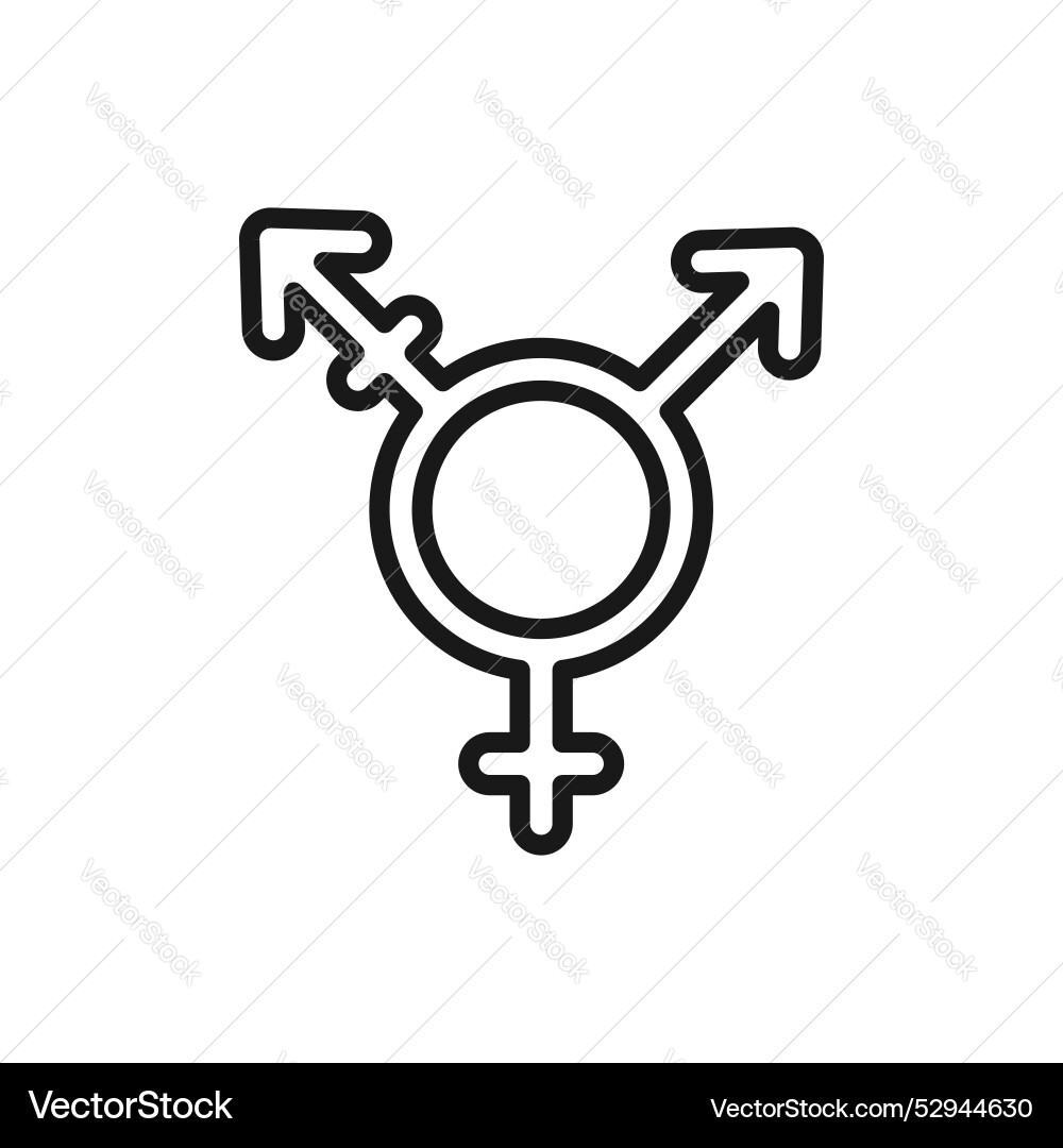 Transgender icon Royalty Free Vector Image - VectorStock