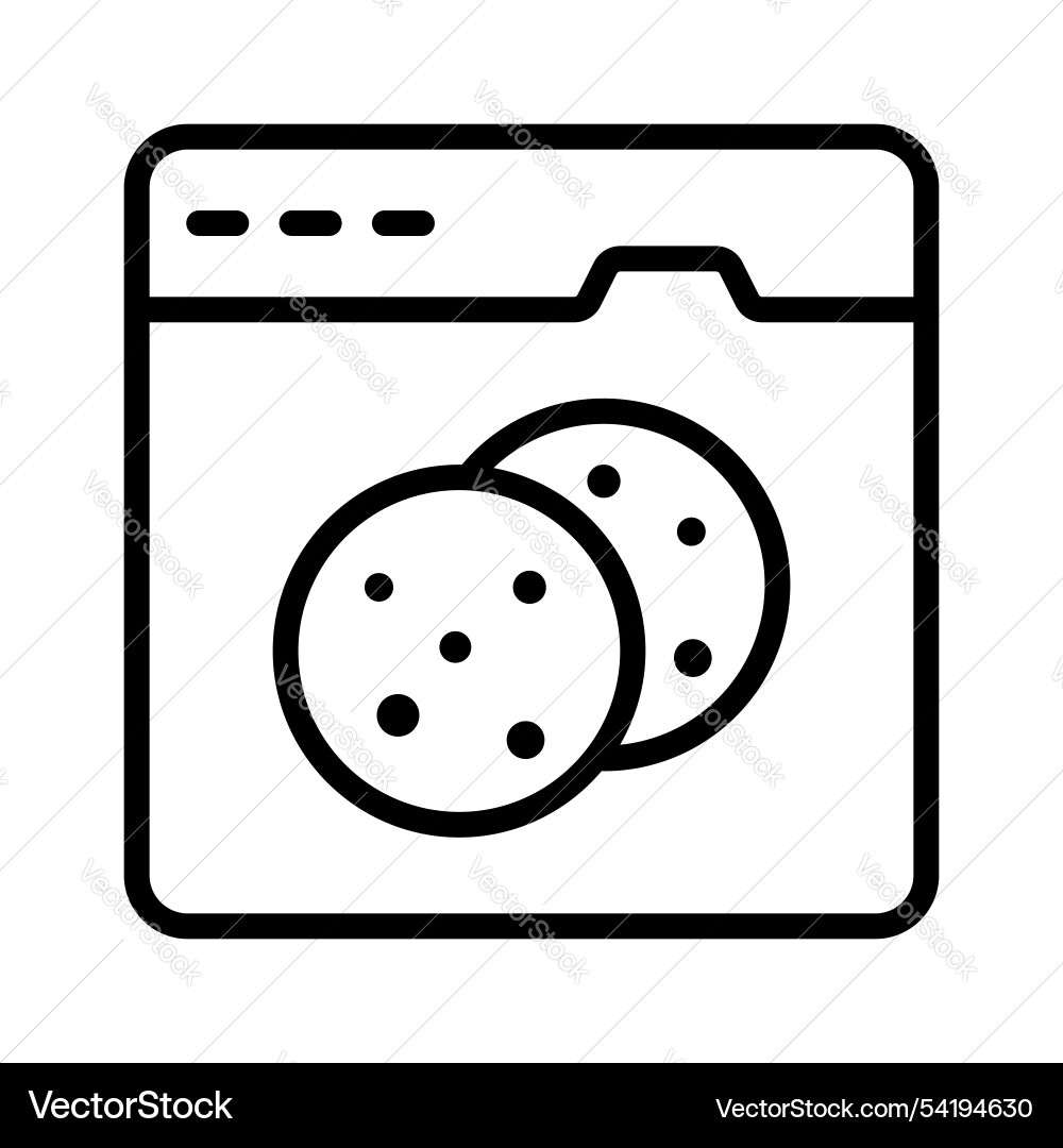 Website cookies Royalty Free Vector Image - VectorStock