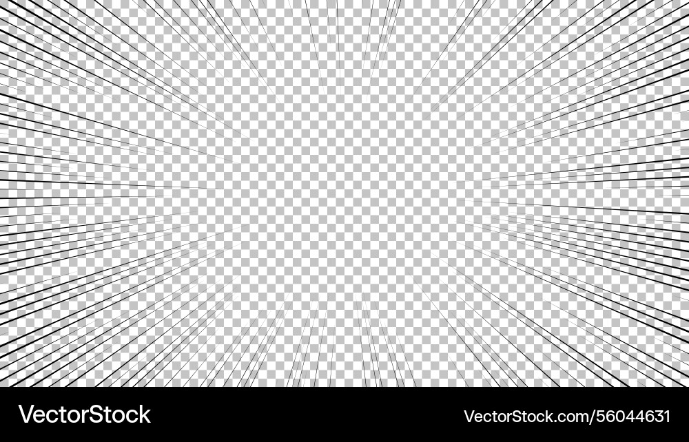 Black comic book transparent background Royalty Free Vector
