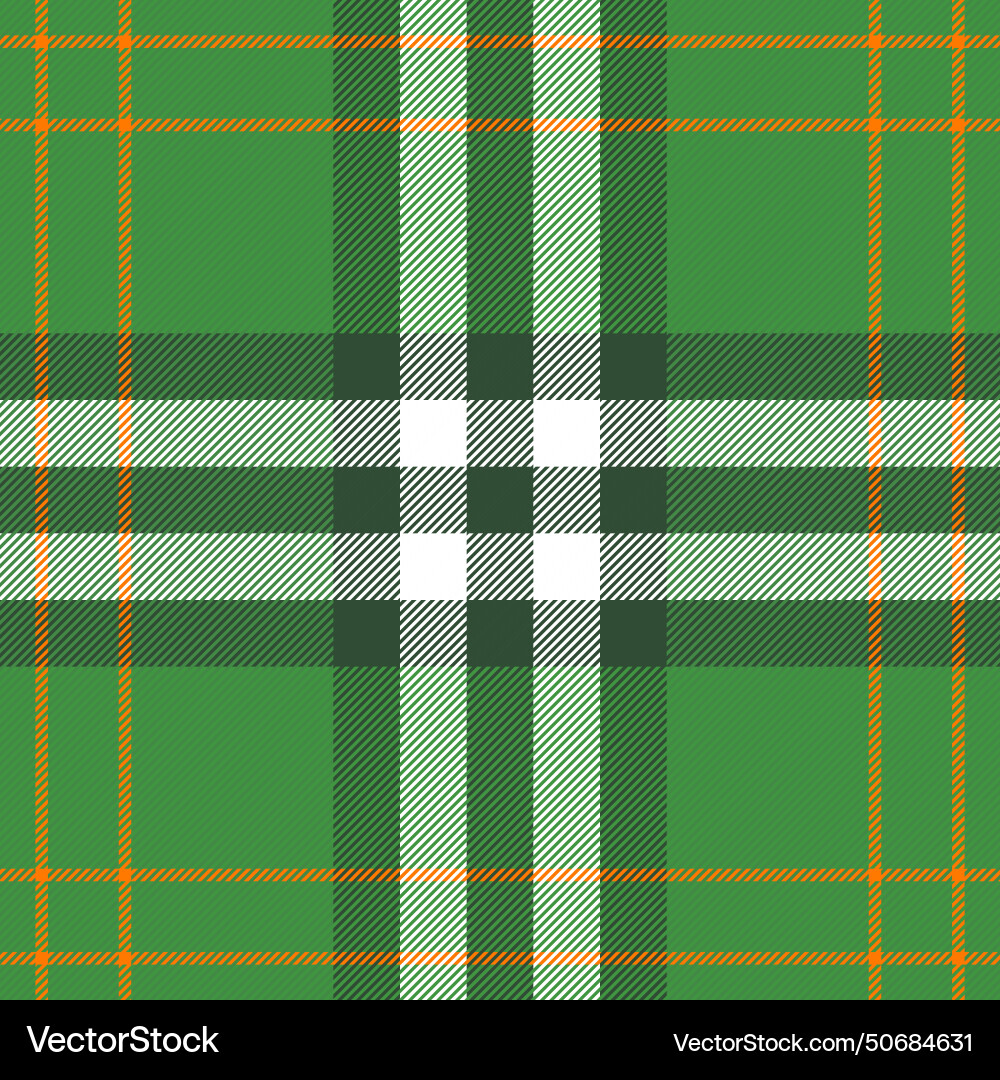 St patricks day tartan plaid scottish pattern Vector Image