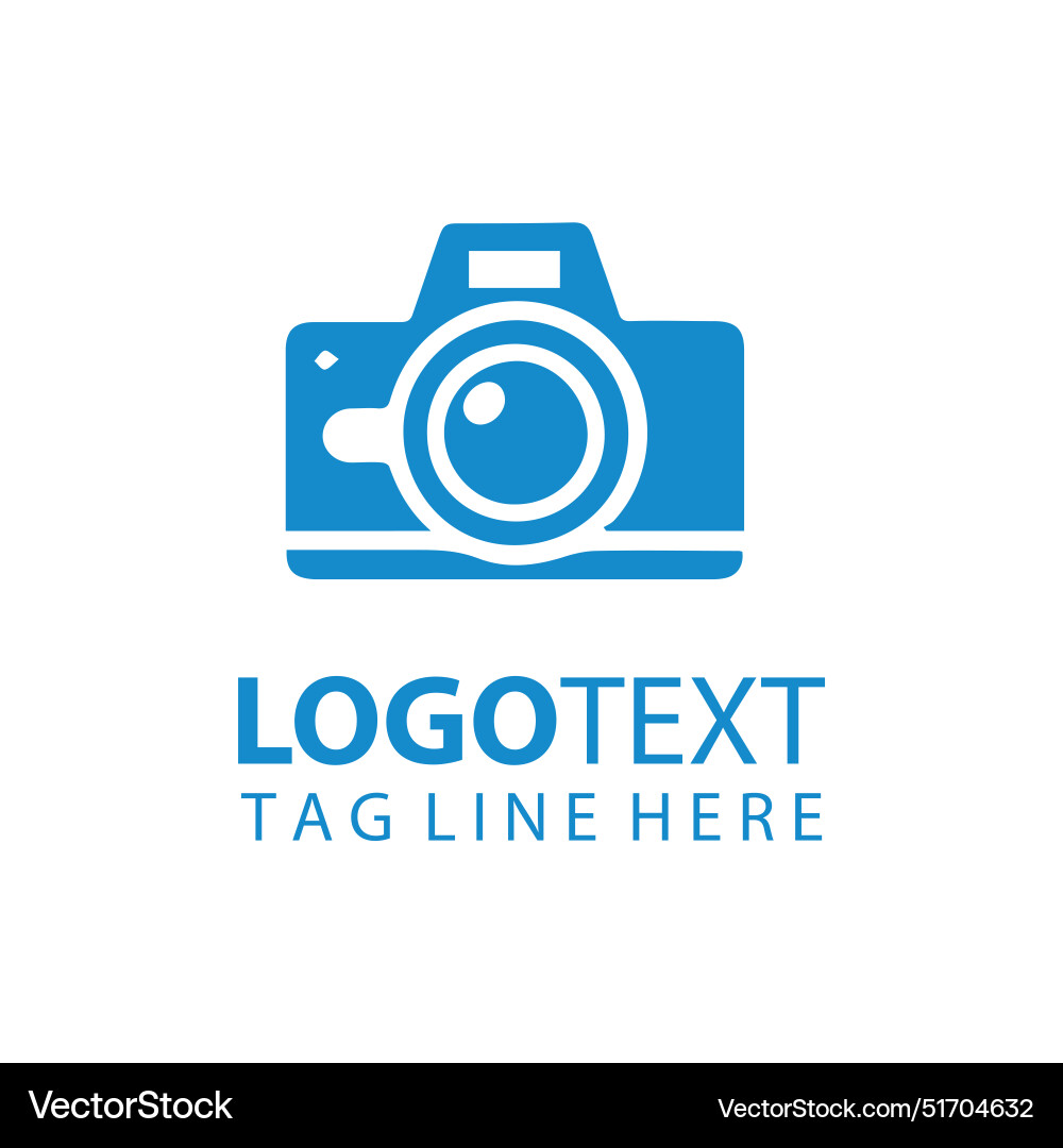 Camera logo Royalty Free Vector Image - VectorStock
