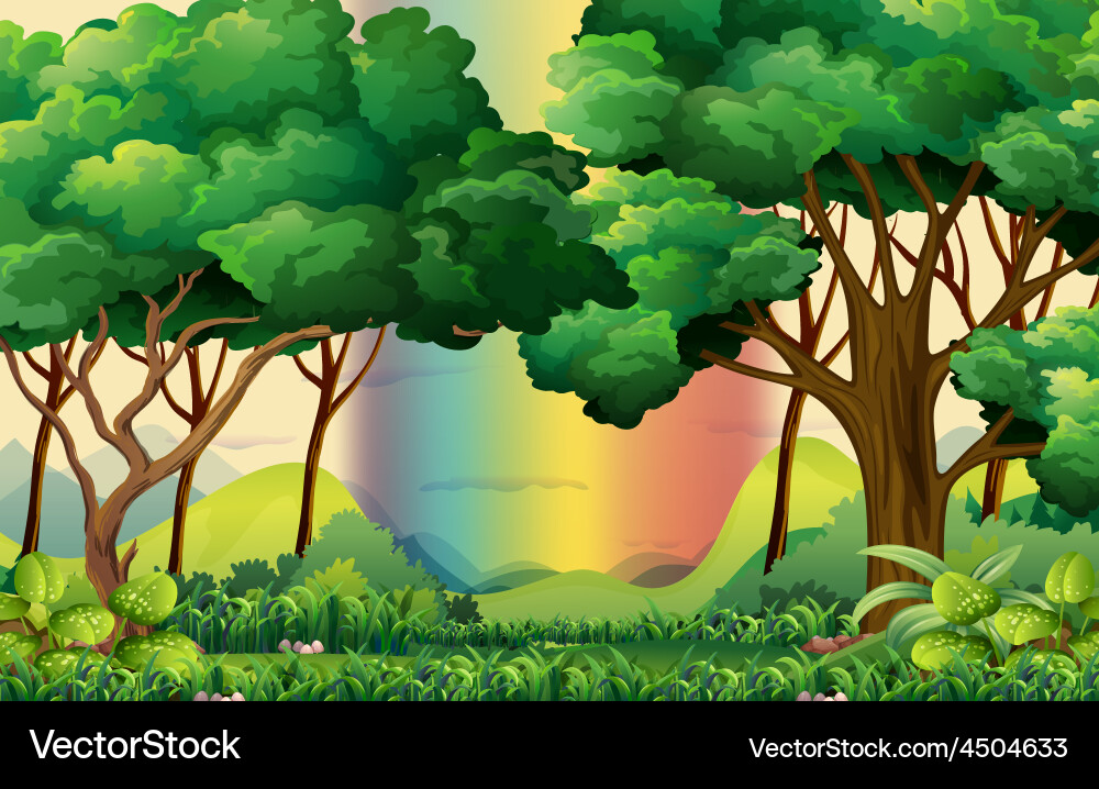 Forest Royalty Free Vector Image - VectorStock