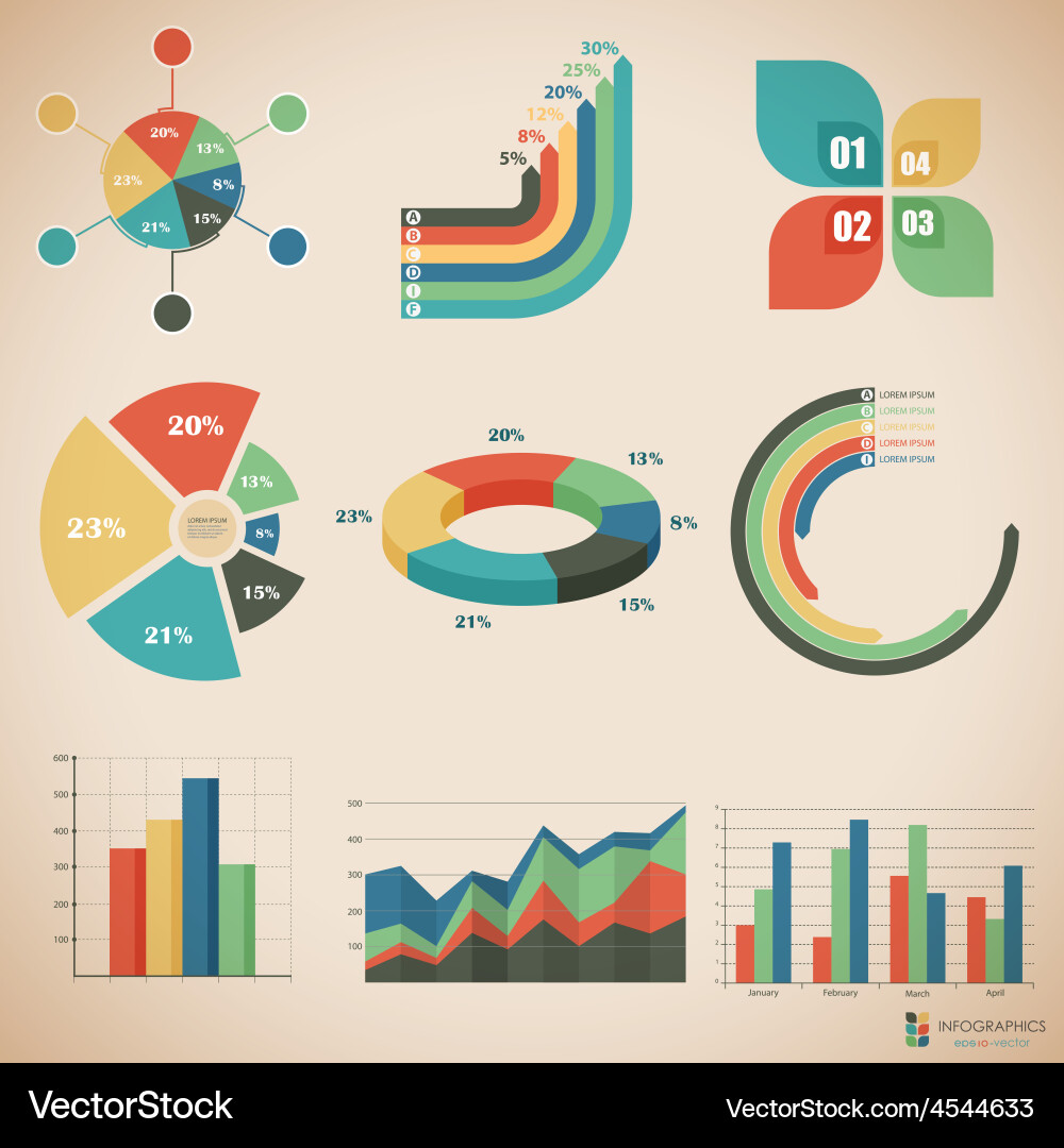 Graphic information Royalty Free Vector Image - VectorStock