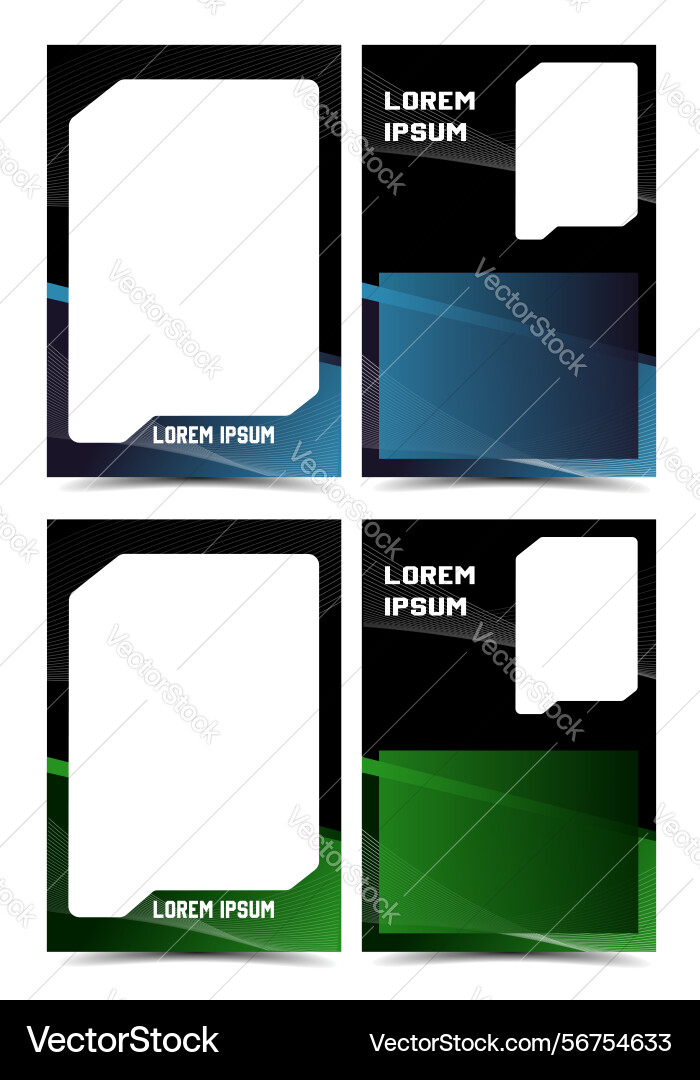 Sports Trading Card Border Template Royalty Free Vector